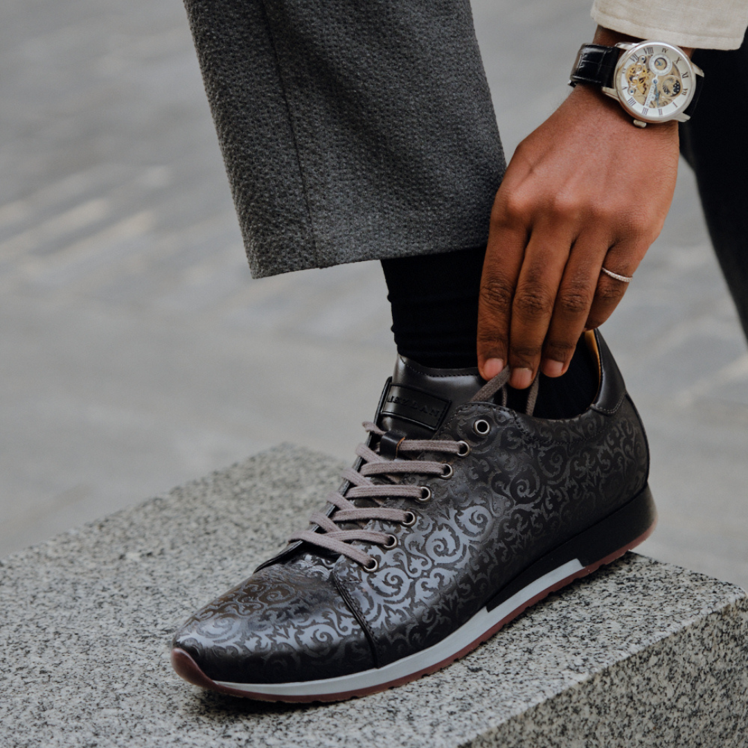 Discount Men's Designer Sneakers - Handmade Luxury Exotic Sneakers ...